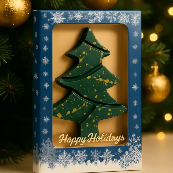 AARAYA® Green Christmas Tree Chocolate Bar