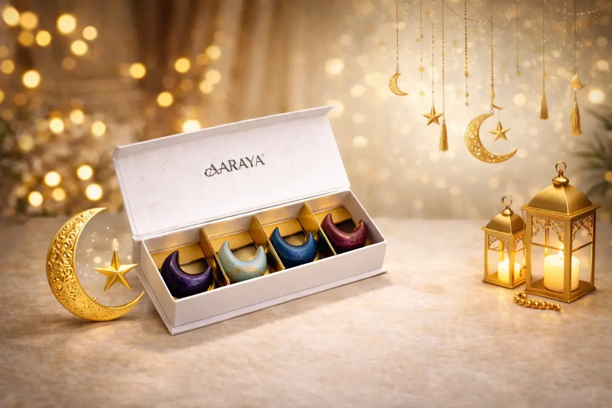 AARAYA® Signature Crescent Ramadan Chocolate Gift Box
